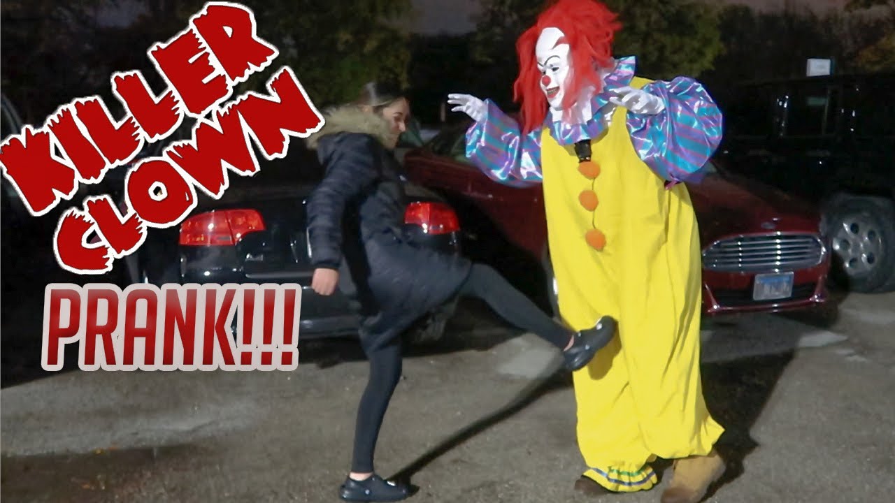 Killer Clown Prank!!! *GONE WRONG!* - YouTube