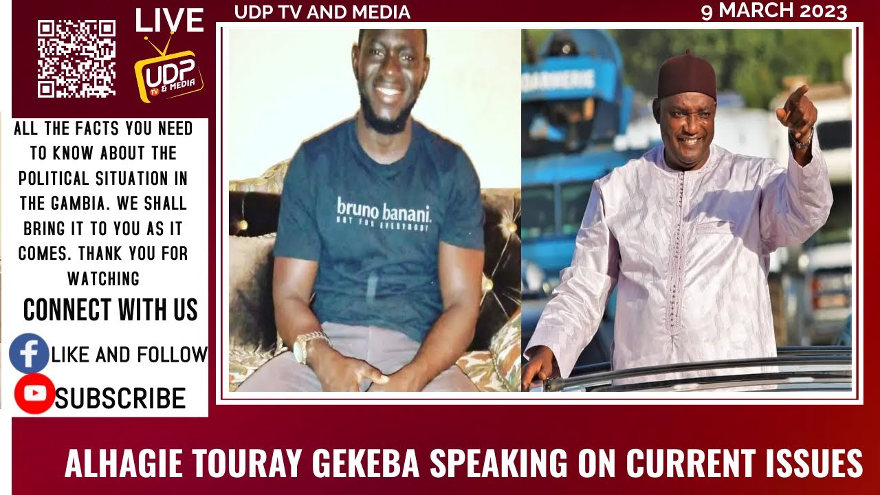 ALHAGIE TOURAY GEKEBA SPEAKING ON CURRENT ISSUES - YouTube