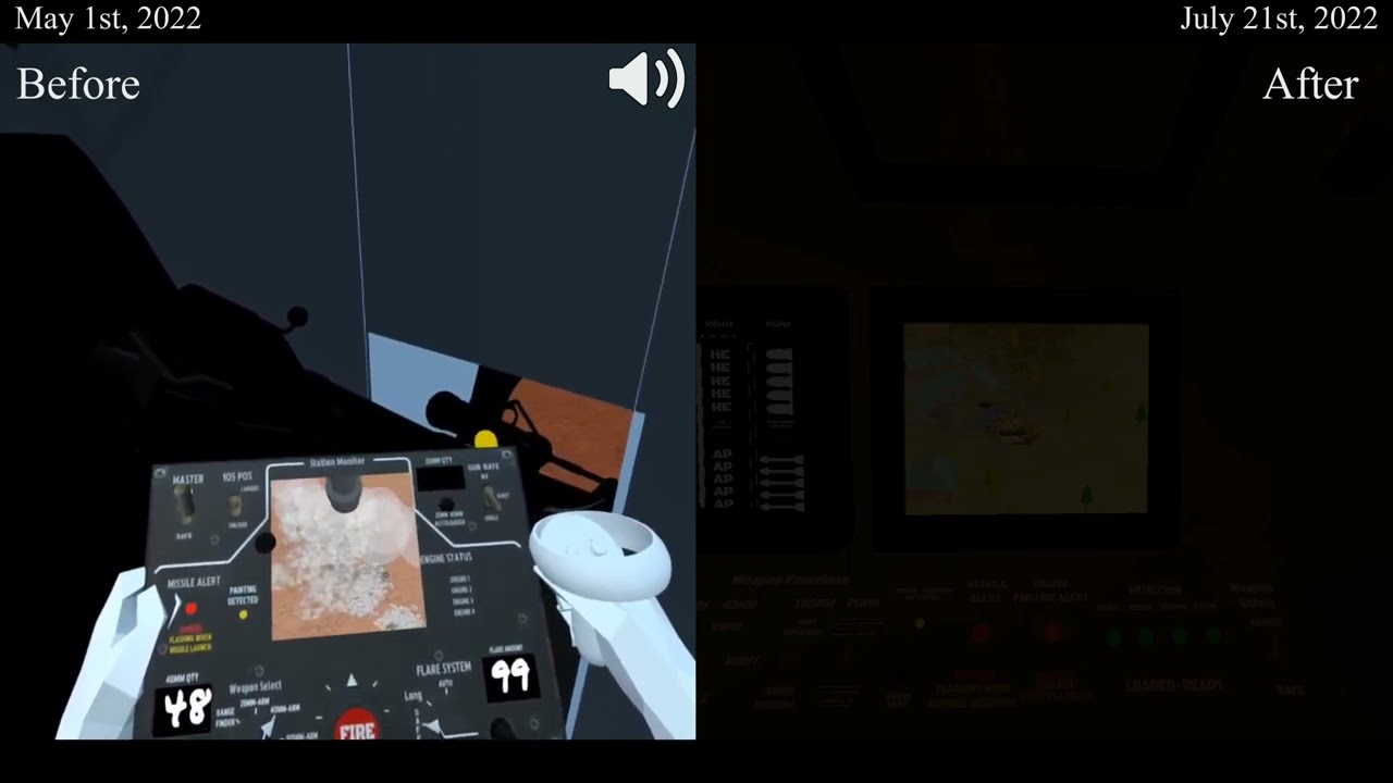 Godot VR ac130 game, "Floating Gun Ship" progress - YouTube
