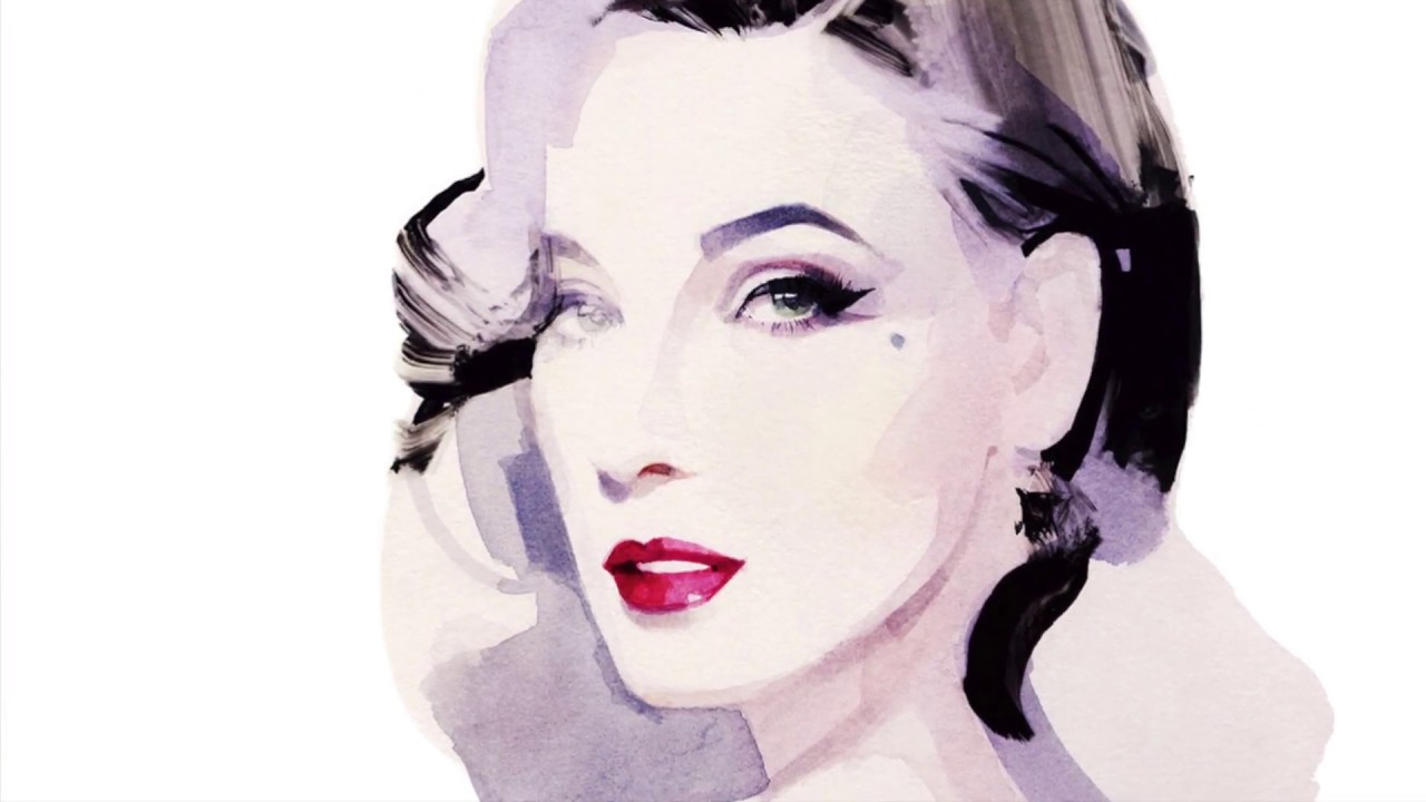 DAVID DOWNTON Fashion Illustrator - YouTube