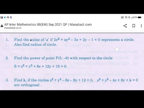 ap intermediate 2nd year maths 2b imp model paper /imp questions 2023 ...