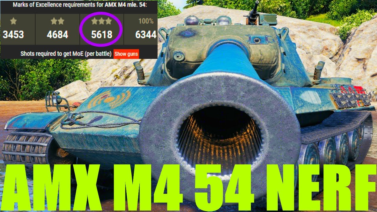 French Heavy Tanks Will Be NERFED - RIP AMX M4 54 - YouTube