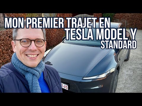 Mes 39 premiers kilomètres au volant du Tesla Model Y Standard !