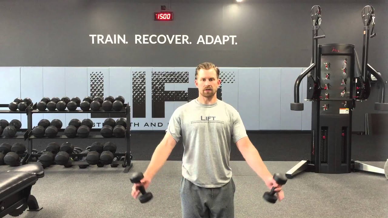 Tall Kneeling Scaption Plane DB Raise - YouTube
