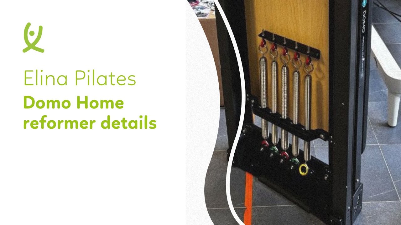 Elina Pilates Domo Home reformer details and storage | Flexity - YouTube