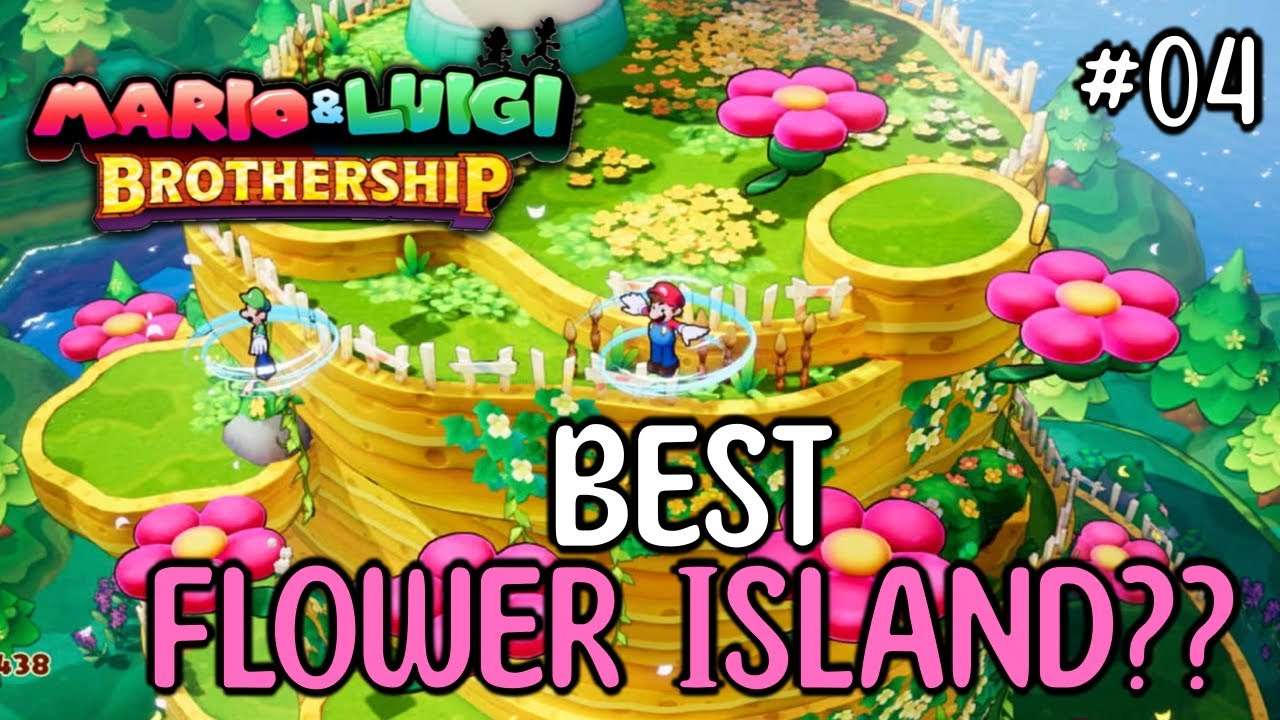 Best FLOWER ISLAND?? | Mario And Luigi: Brothership ( Florall Island ...