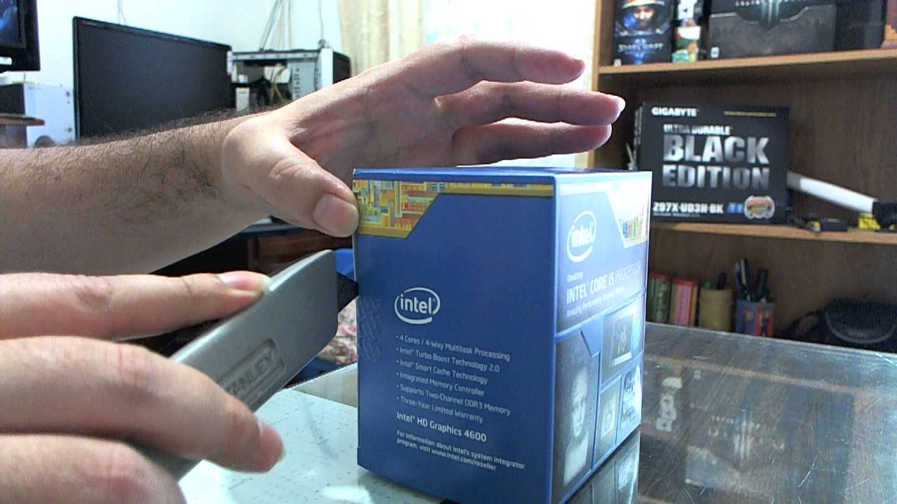 Intel Core i5 4440 Haswell Unboxing - YouTube
