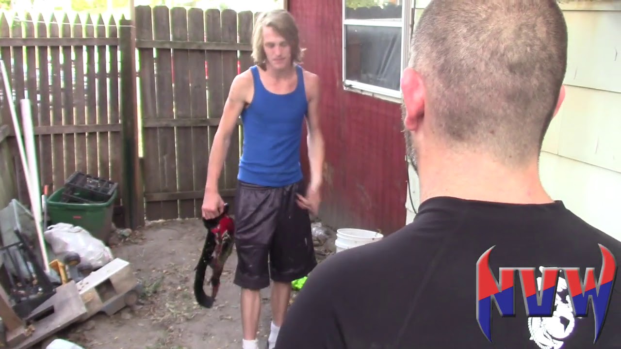 Backstage after Terry Pruitt's Match - YouTube