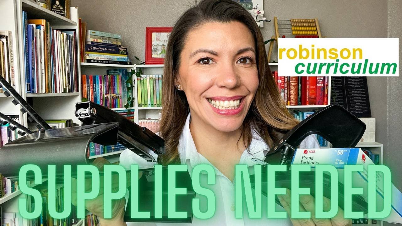 The Robinson Curriculum Course Video #3 - Supplies Needed - YouTube