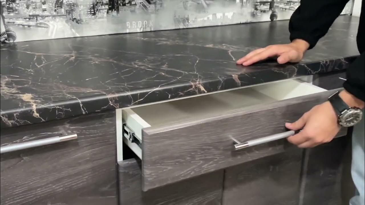 Кухня "Танго" дуб шале серебро /дуб шале светлый , Фабрика ТЭКС - YouTube