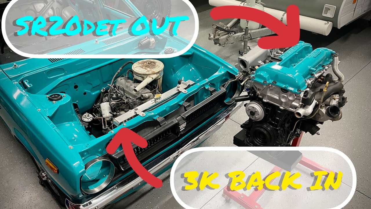 SR20 KE30 Corolla goes back to a 3K engine - YouTube