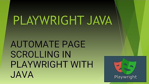 Playwright with Java - Step-by-Step Guide - YouTube