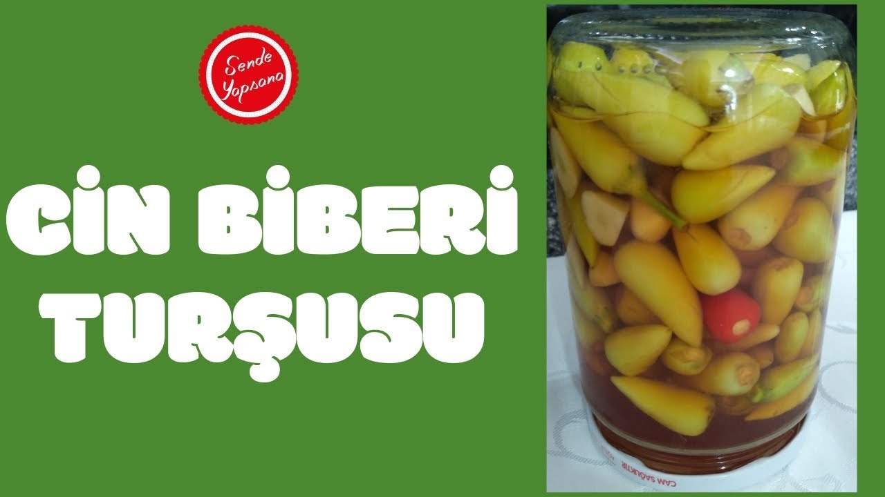 Süs Biberi Turşusu Nasıl Yapılır-Cin Biberi Nasıl Kurulur - YouTube