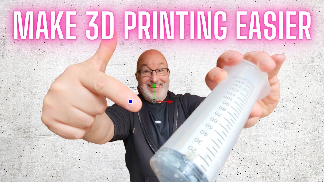 Using A Syringe To Make Resin 3D Printing Easier & Cleaner - YouTube