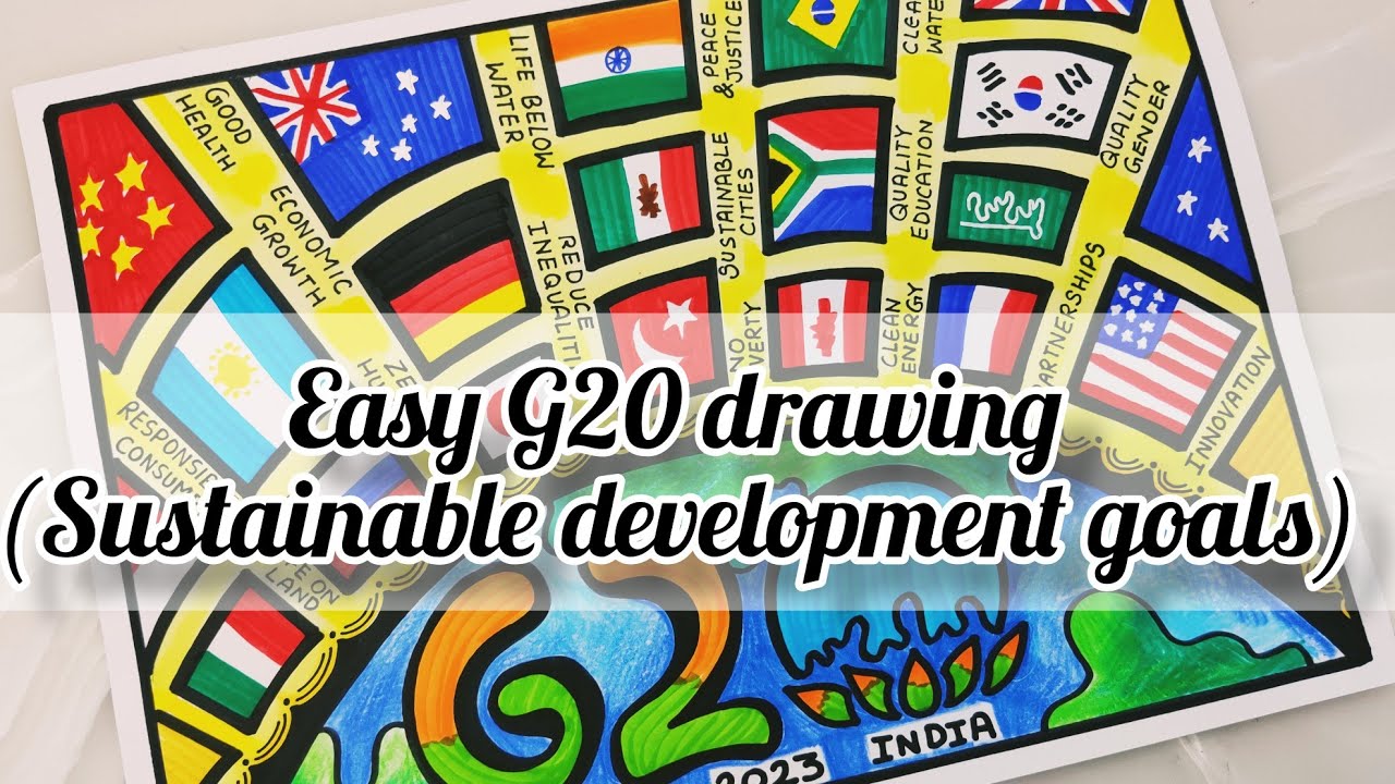 G20 Drawing / G20 India Logo Drawing | One Earth One Family One Future ...