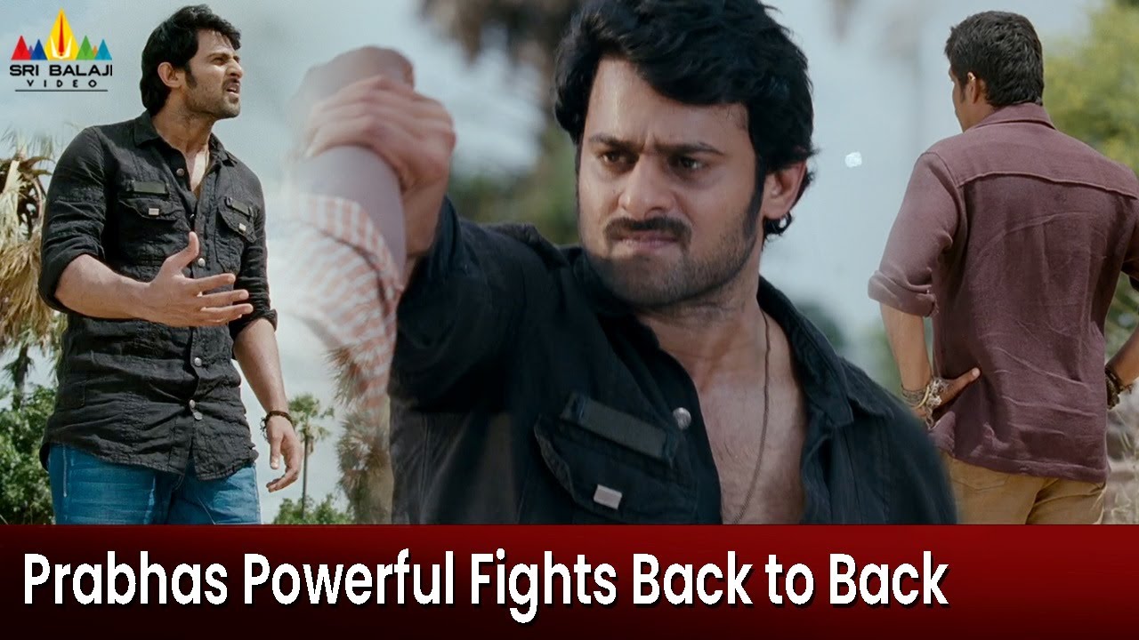 Prabhas Powerful Fight Scenes Back to Back | Mirchi | Latest Telugu ...
