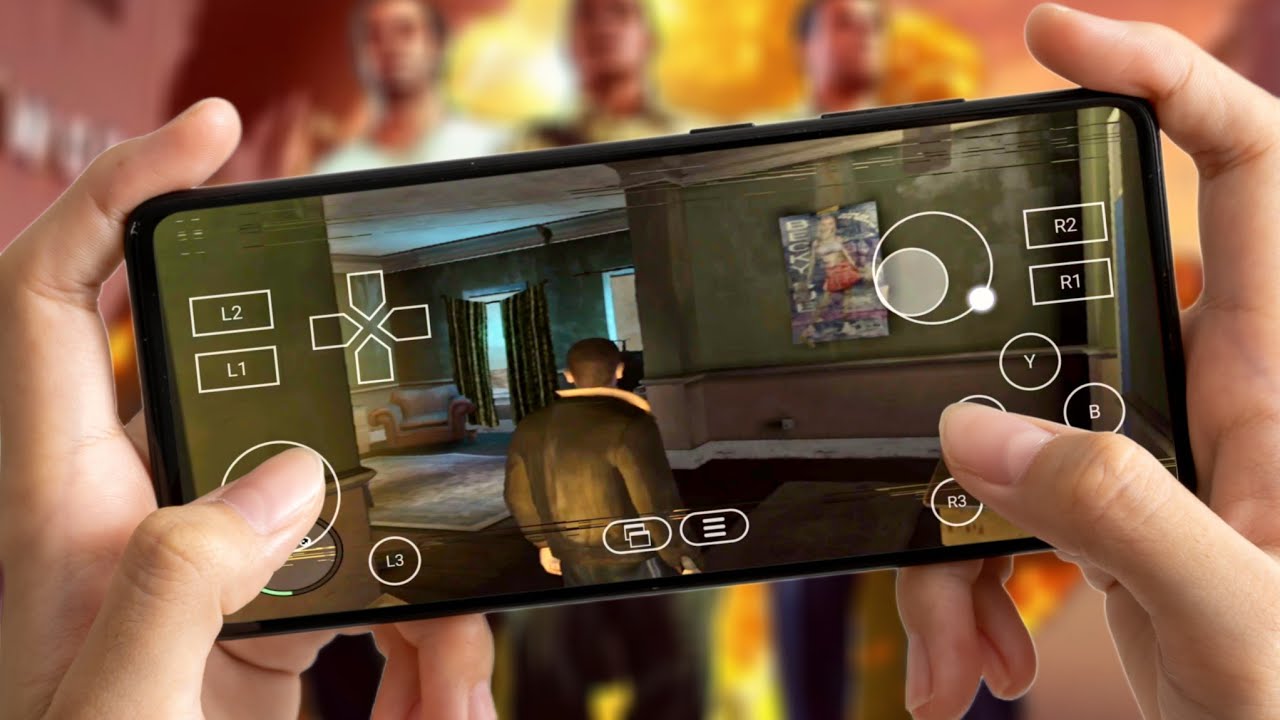 New Wine 9.3 Winlator Emulator Android | GTA 4 Gameplay Snapdragon 750G ...