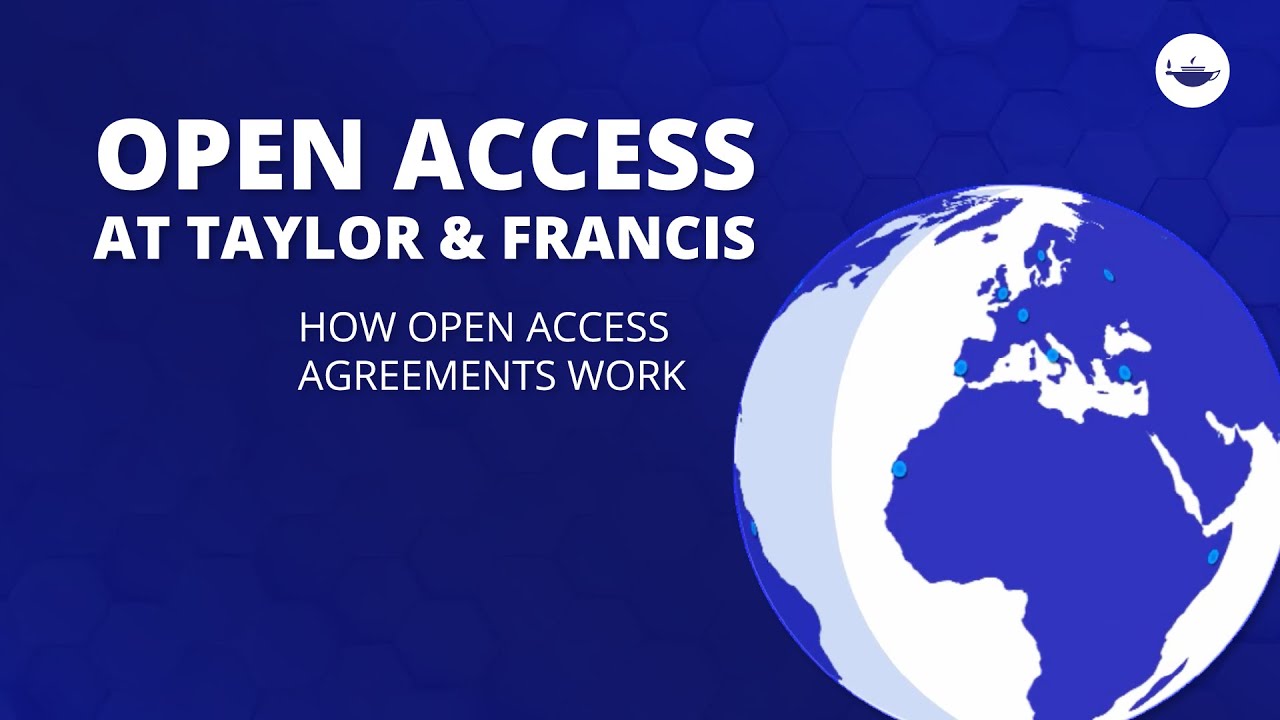 Open access at Taylor & Francis: How open access agreements work - YouTube