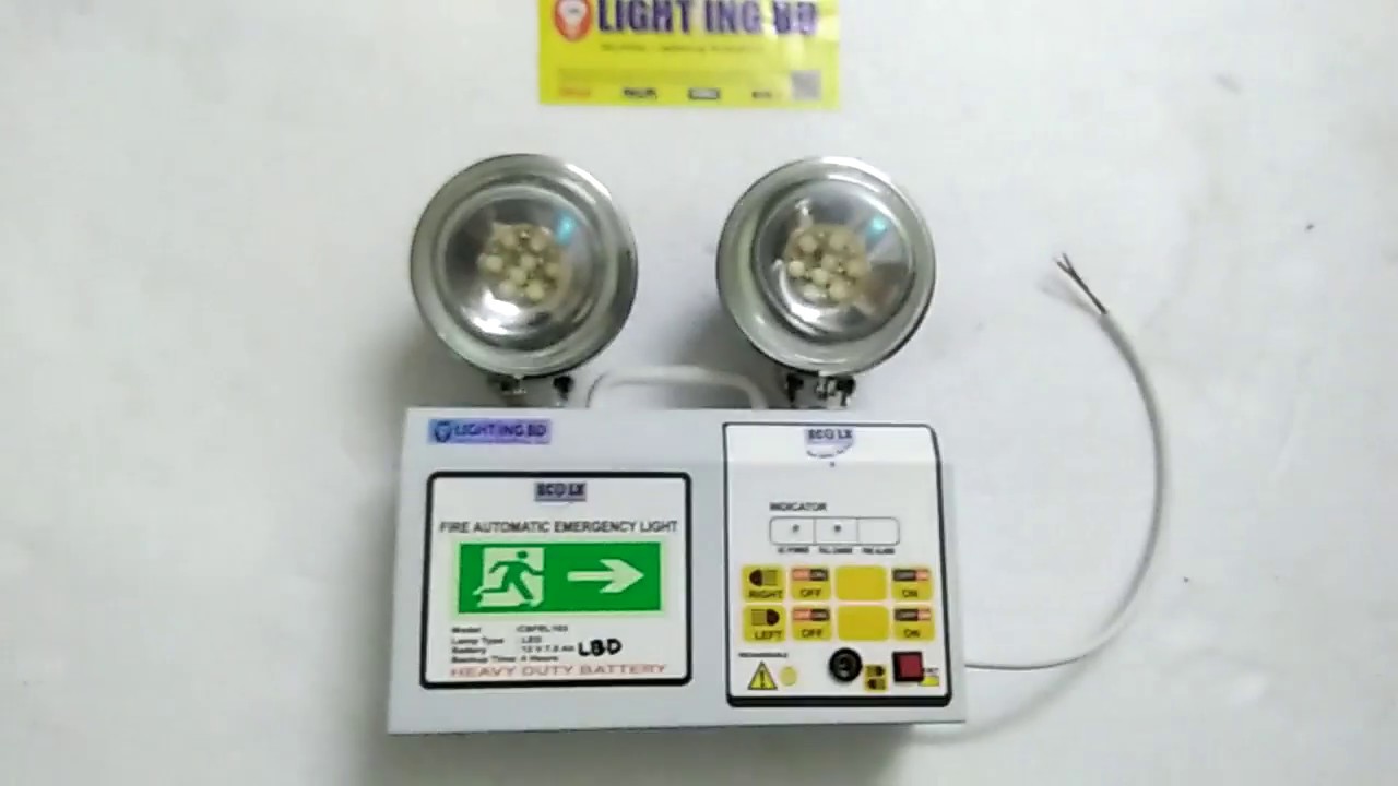 Fire Automatic Emergency Fog Light, 16-20 Watt, 12V 7.5 Am - YouTube