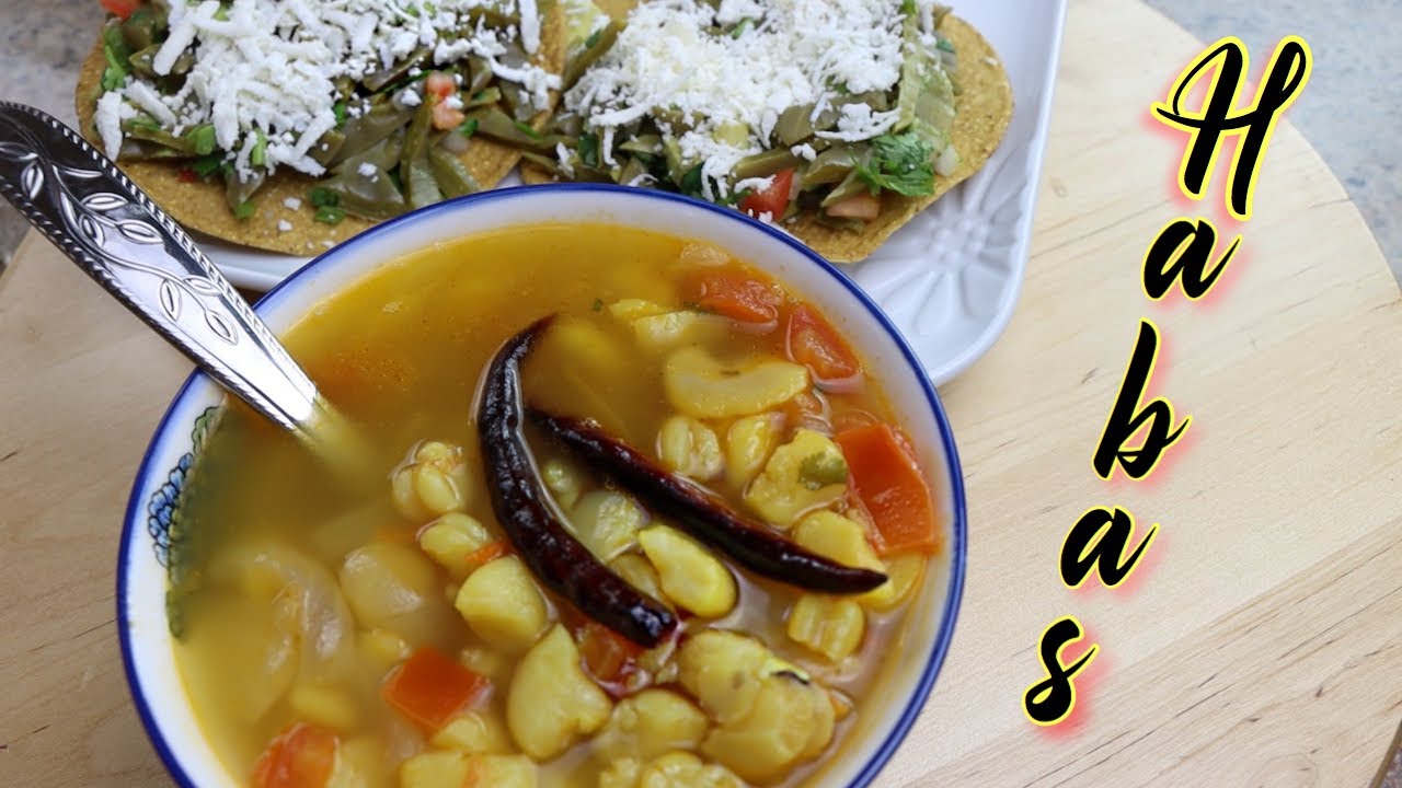 SOPA DE HABAS ACOMPAÑADA CON UNAS RICAS TOSTADAS - YouTube