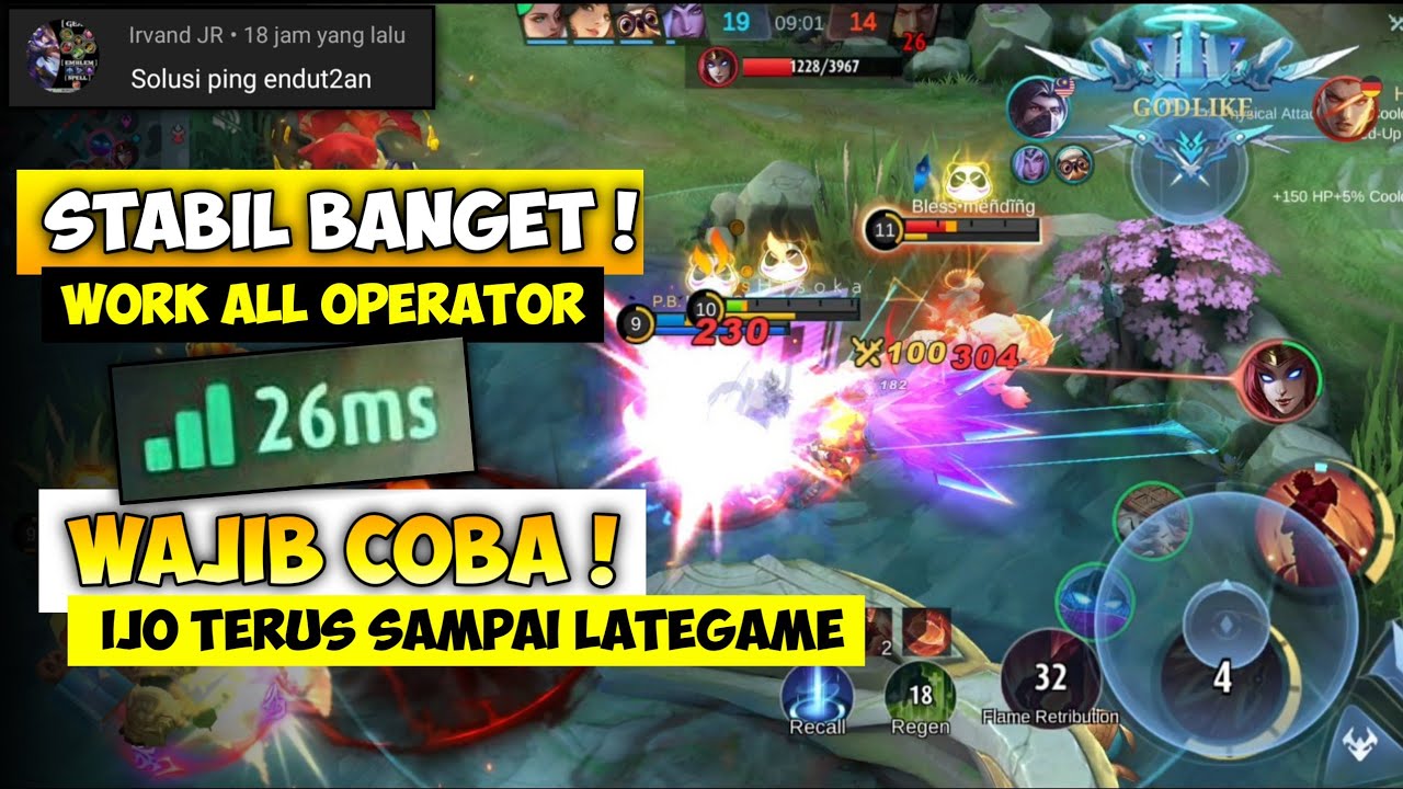 Solusi Ping ML Naik Turun - Cara Menstabilkan Ping Mobile Legend - YouTube