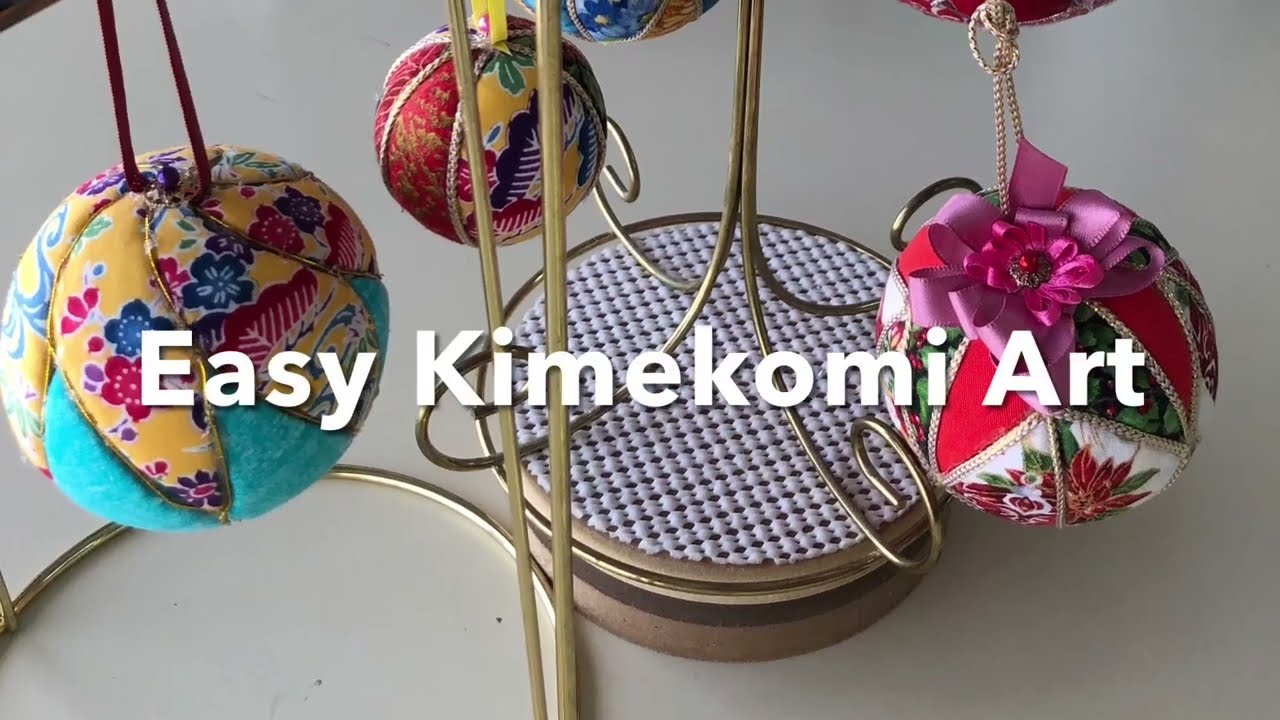 Easy Kimekomi Art - YouTube