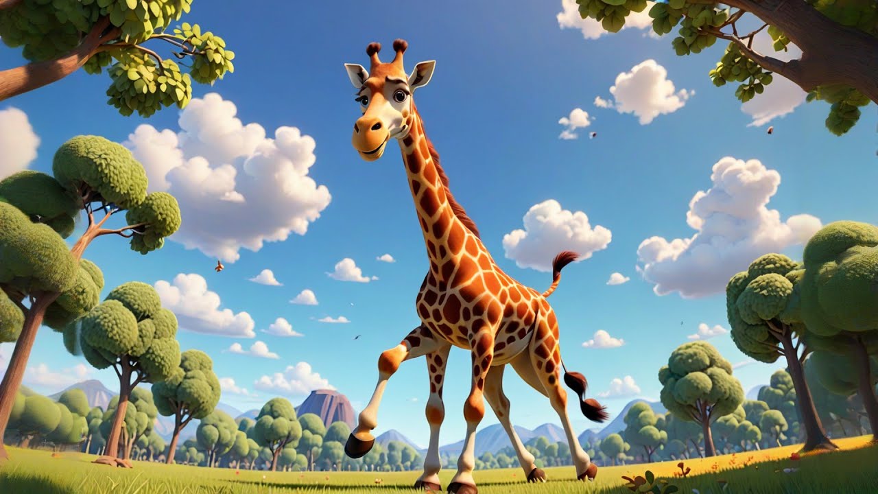 The Giraffe That Learned to Jump 🦒🤸 | Fun Kids Song | Nursery Rhymes ...