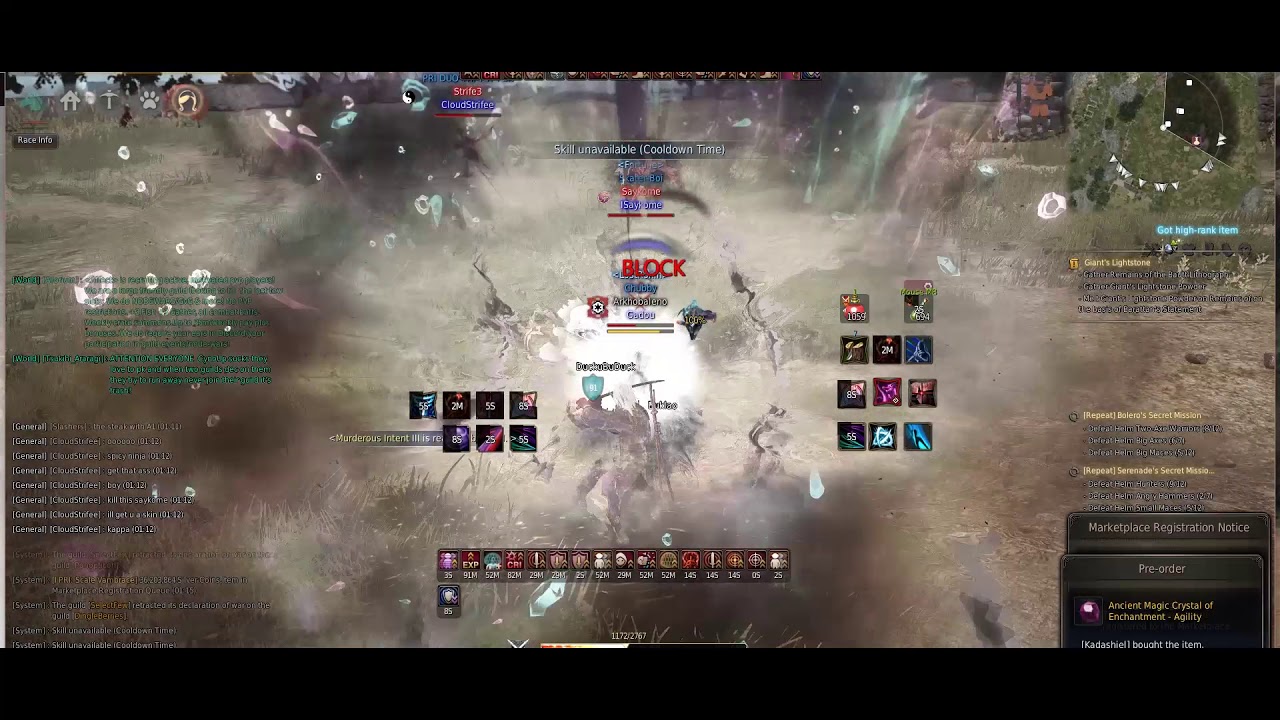 Black Desert Online NA PVP Ninja Awakening Gameplay "Eatsbeanawhale ...