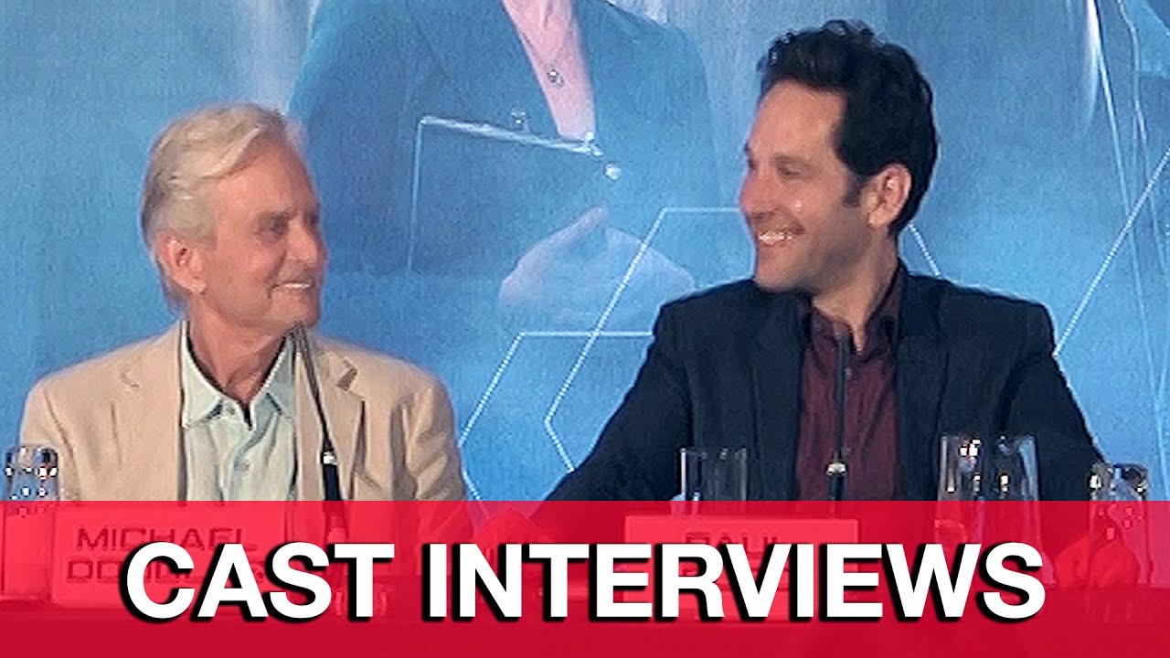 ANT-MAN Press Conference Cast Interviews - YouTube
