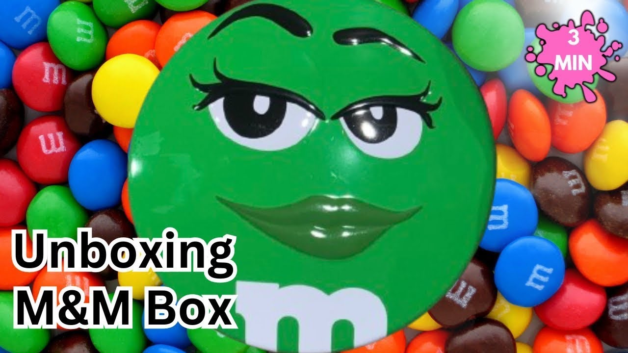 Oddly Satisfying Video | Unpacking M&M Box with Candy - YouTube