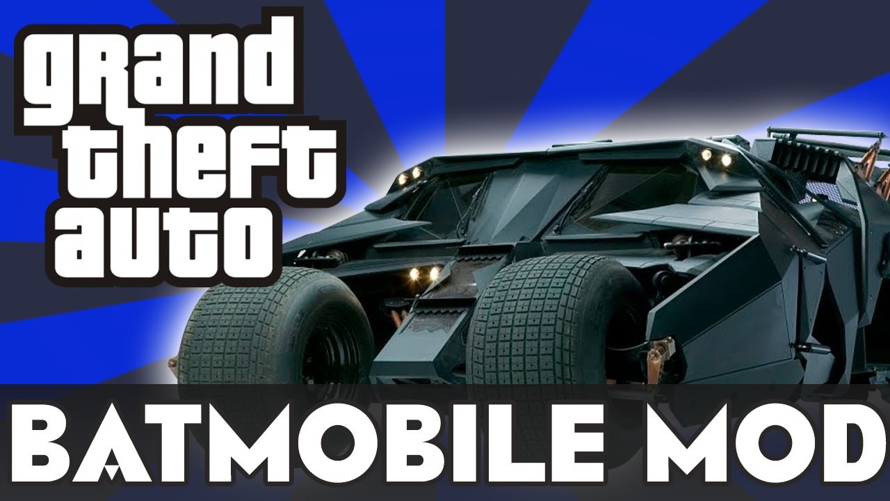 GRAND THEFT AUTO IV : BATMOBILE (MOD) - YouTube