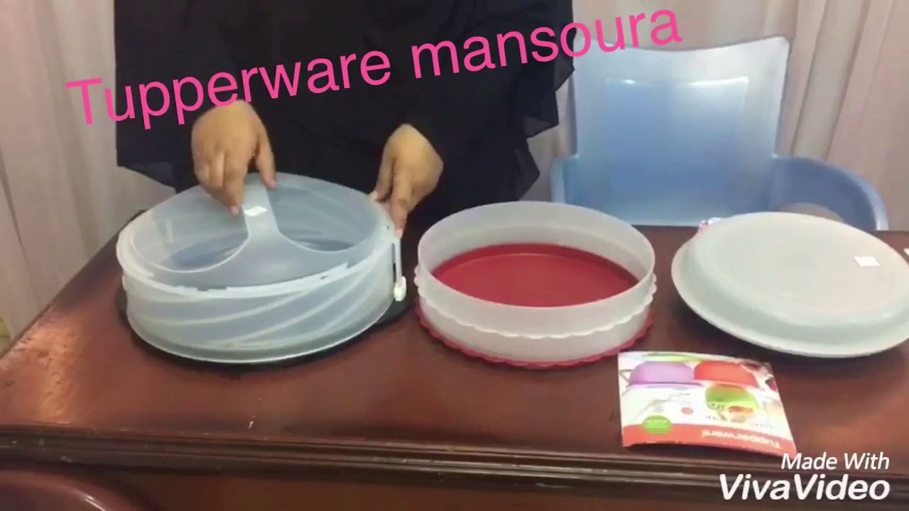 Tupperware collapsible cake taker+exp. pie stackable #tupperware ...