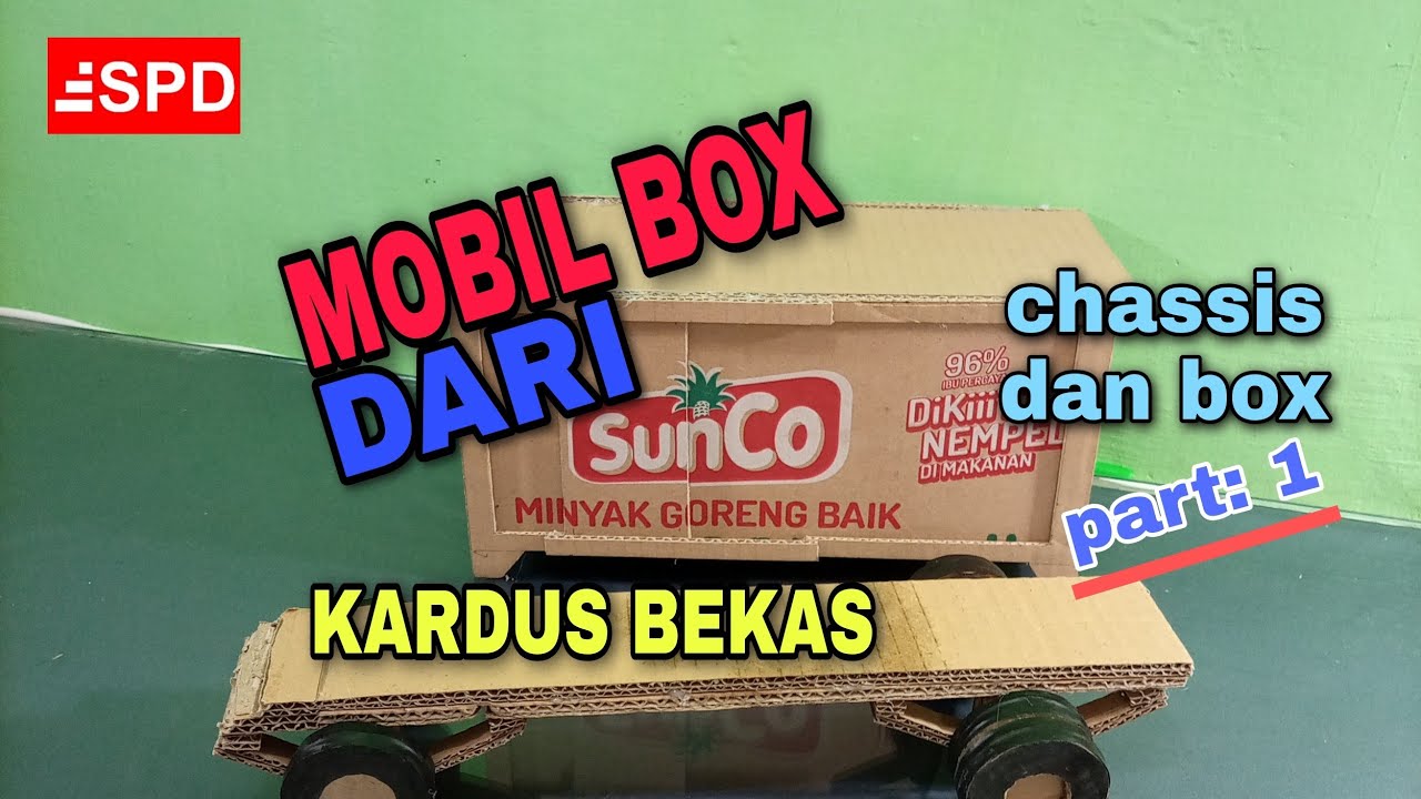Cara buat mobil box dari kardus bekas - PART 1 || ide kreatif - YouTube