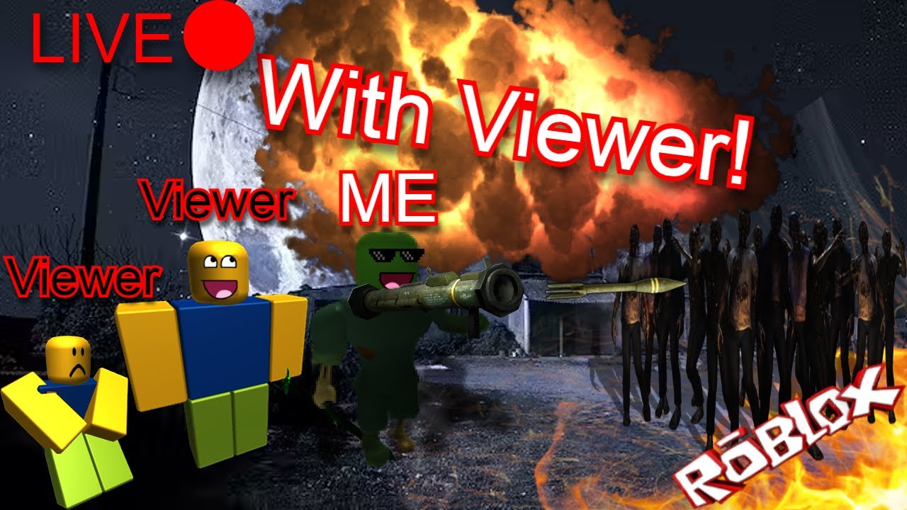 Play Roblox with viewer! LIVE 🔴 - YouTube