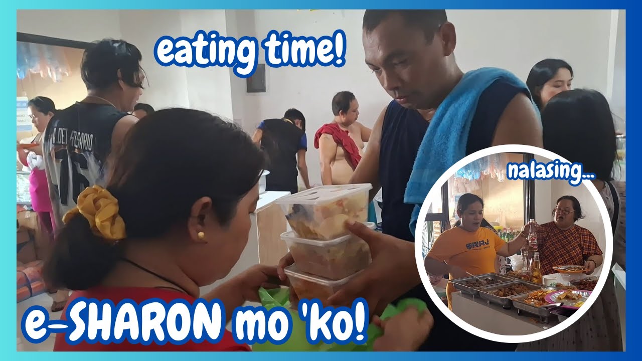 EATING TIME: May nag-SHARONIAN at may na LASING! - YouTube