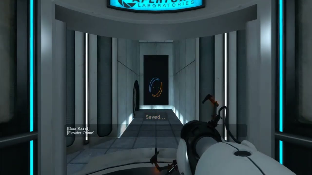 Portal - Chamber 17 - Portal Bump Speed-run Trick - YouTube