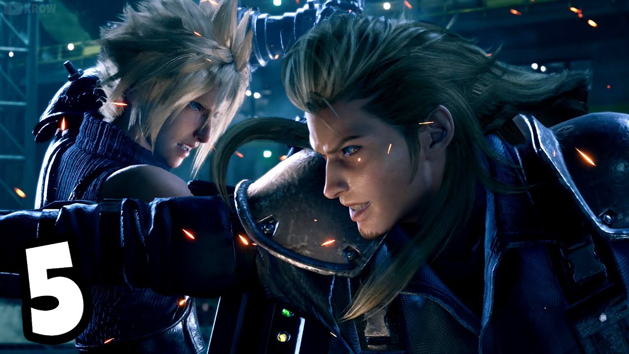 FINAL FANTASY 7 REMAKE PART 4 - ROCHE BOSS BATTLE (FF7 REMAKE ...