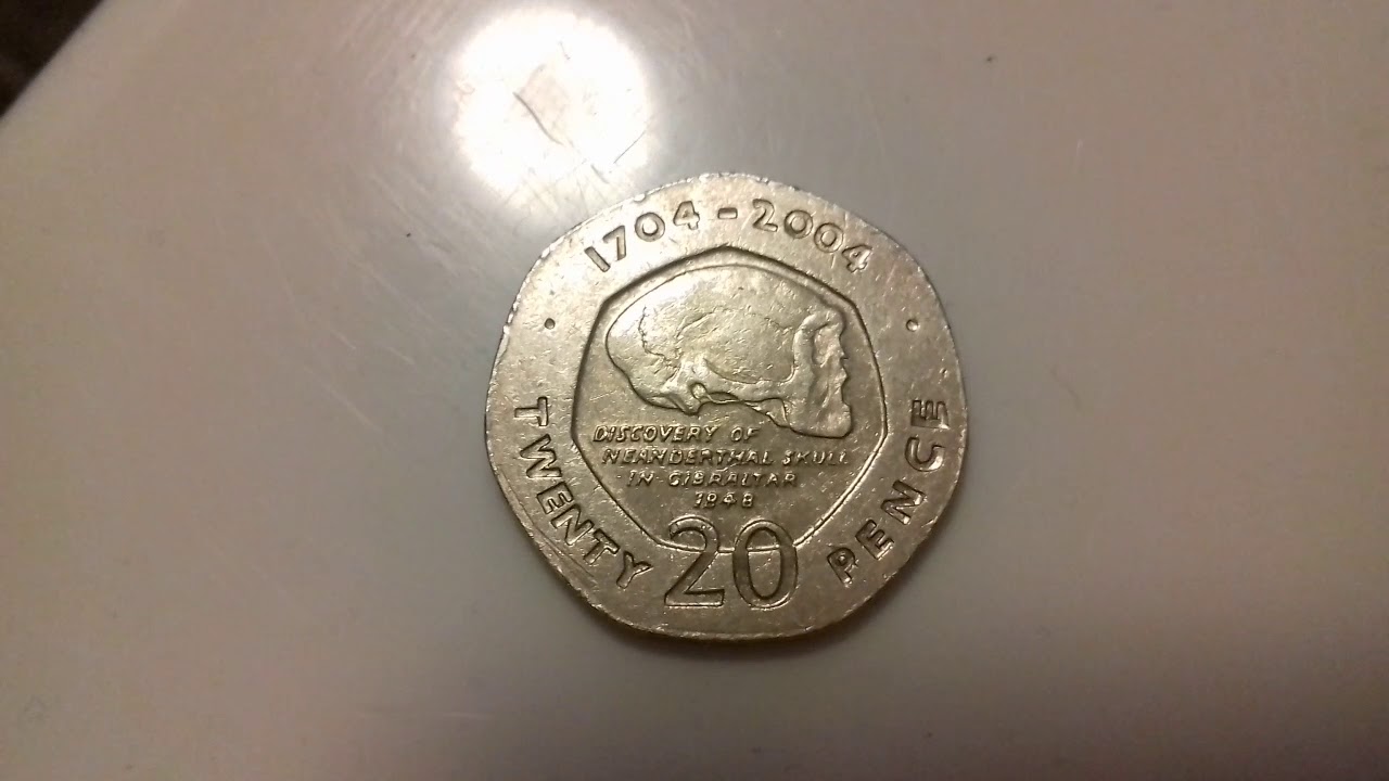 2004 Skull Gibraltar 20p Value - Skull Gibraltar 20p Worth - YouTube