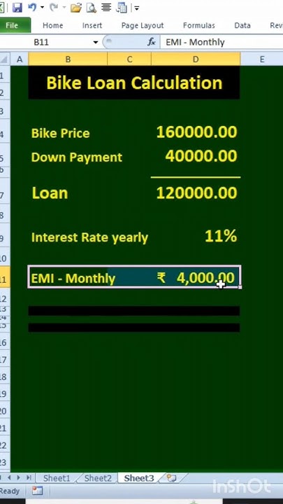 Interest Calculation | Excel Tricks | Excel Function #exceltutorial #excel #ppt - YouTube