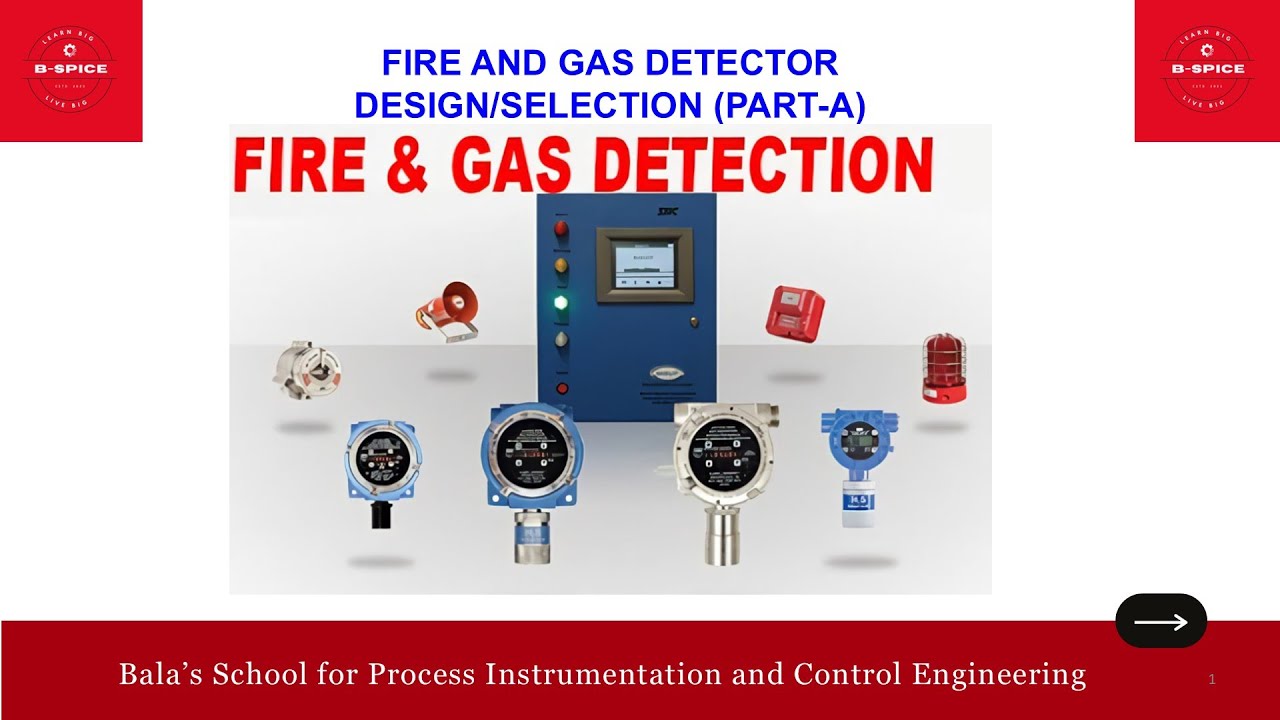 FIRE AND GAS DETECTOR - DESIGN & SELECTION (PART A) - YouTube