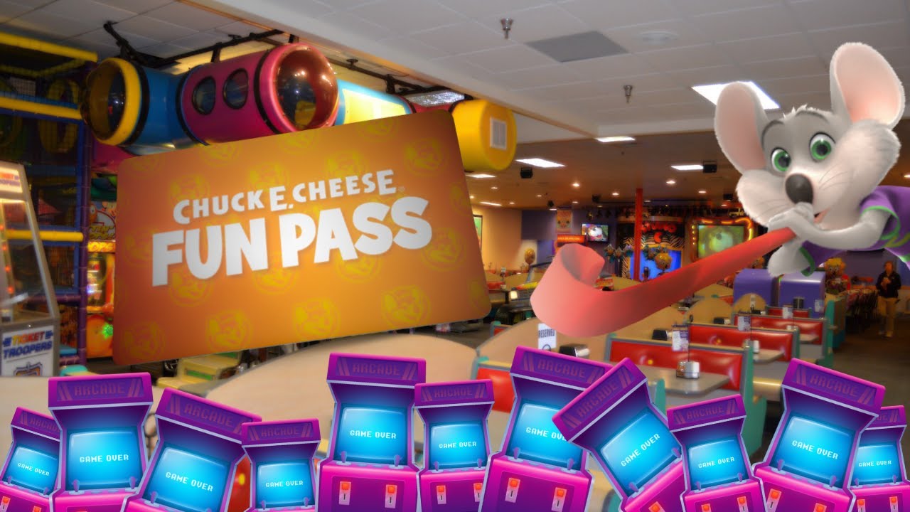 Chuck E. Cheese NEW FUN PASS! - YouTube