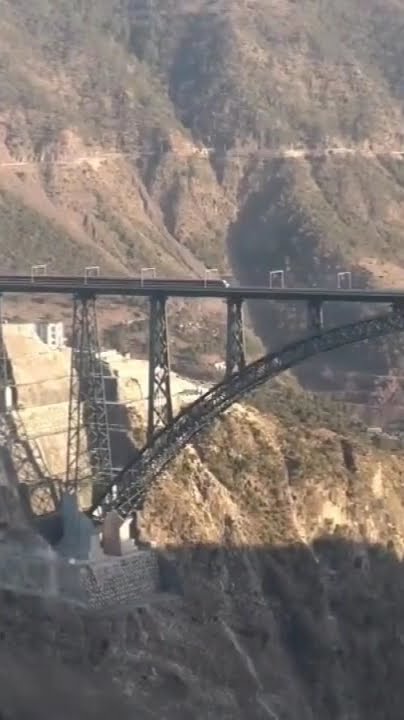 # Chenab railway bridge # Marvellous Construction # kashmir # Viral ...