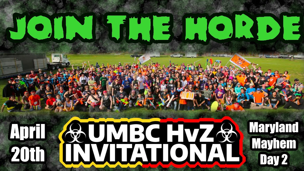 UMBC HvZ Invitational (April 20th) - Join The Horde - YouTube
