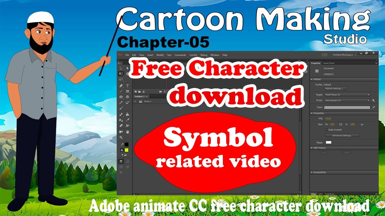 Adobe Animata CC bangala tutorial | Chapter 05 | Free Character ...