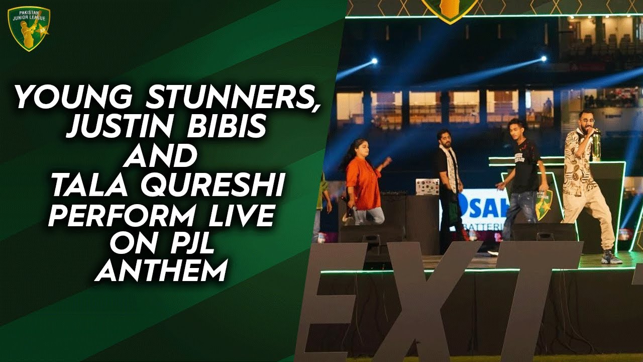 Young Stunners, Justin Bibis and Tala Qureshi Perform Live on PJL Anthem | PJL | MV2T - YouTube
