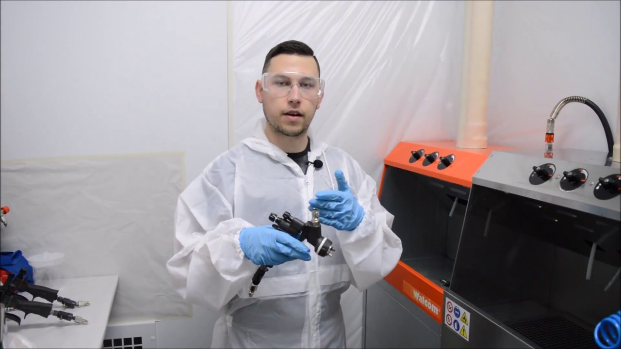 Walcom Easy/S Spray gun Cleaner - YouTube