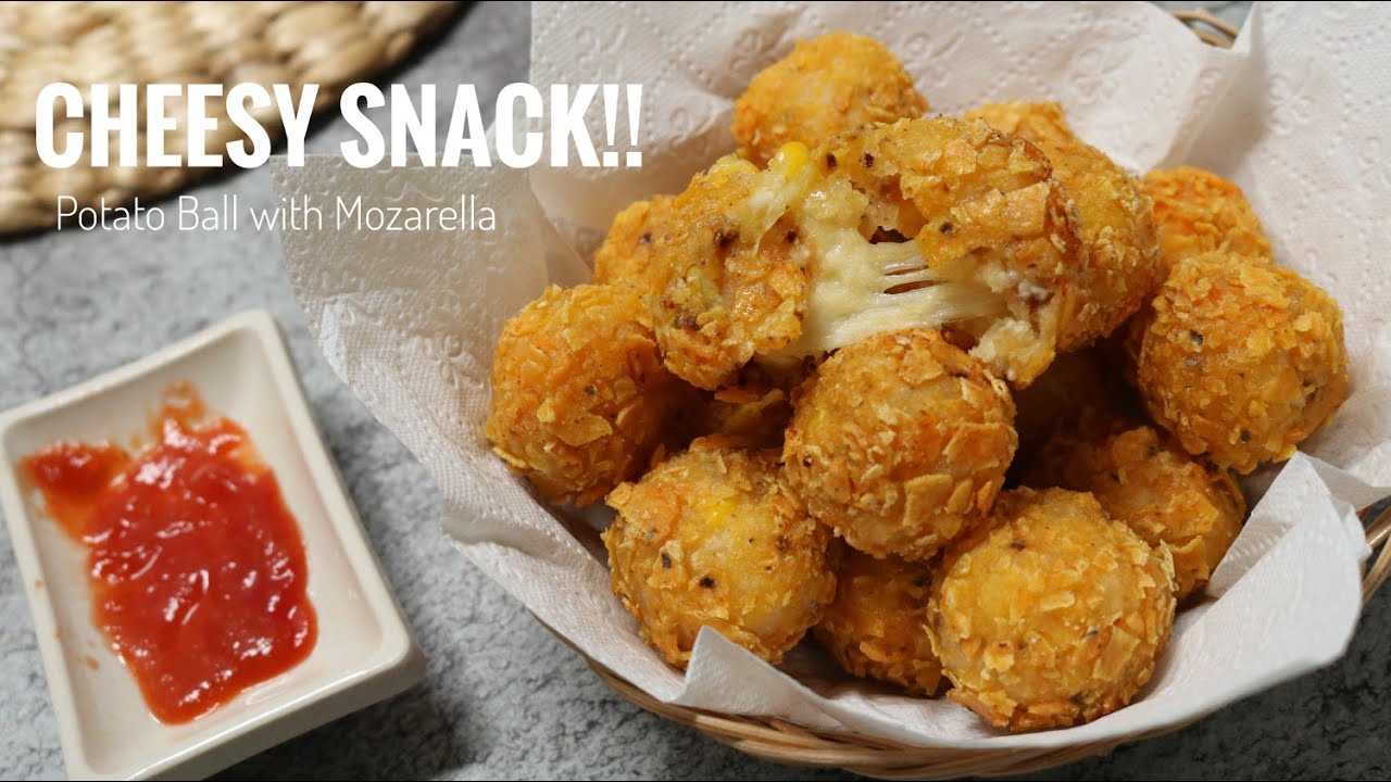 Bola-bola Kentang Mozarella - YouTube