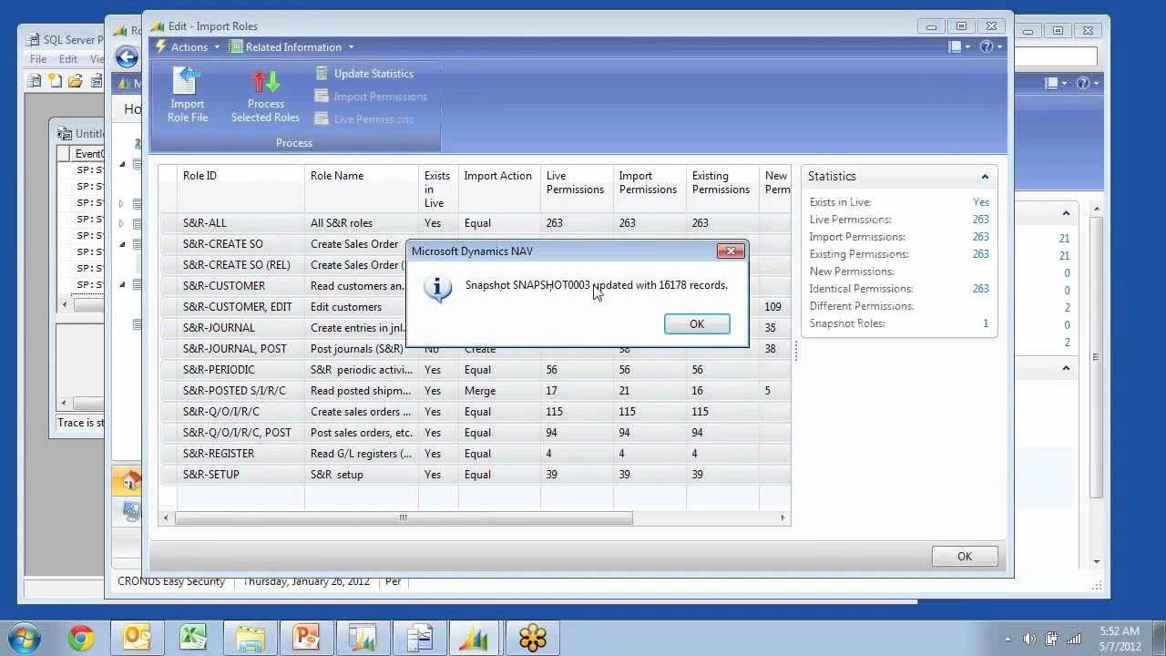 NAV Easy Security Light (RoleTailored Client demonstration) - YouTube