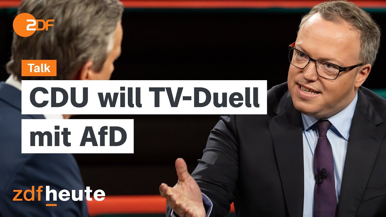 CDU vs. AfD: Wer wird stärkste Kraft in Thüringen? | Markus Lanz vom 02 ...