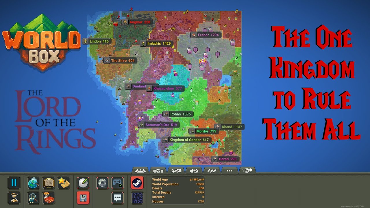 [WorldBox] The One Kingdom to Rule Them All - Worldbox World Domination ...